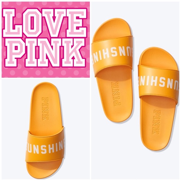 PINK Victoria's Secret | Shoes | Nwt Victorias Secret Pink Yellow ...